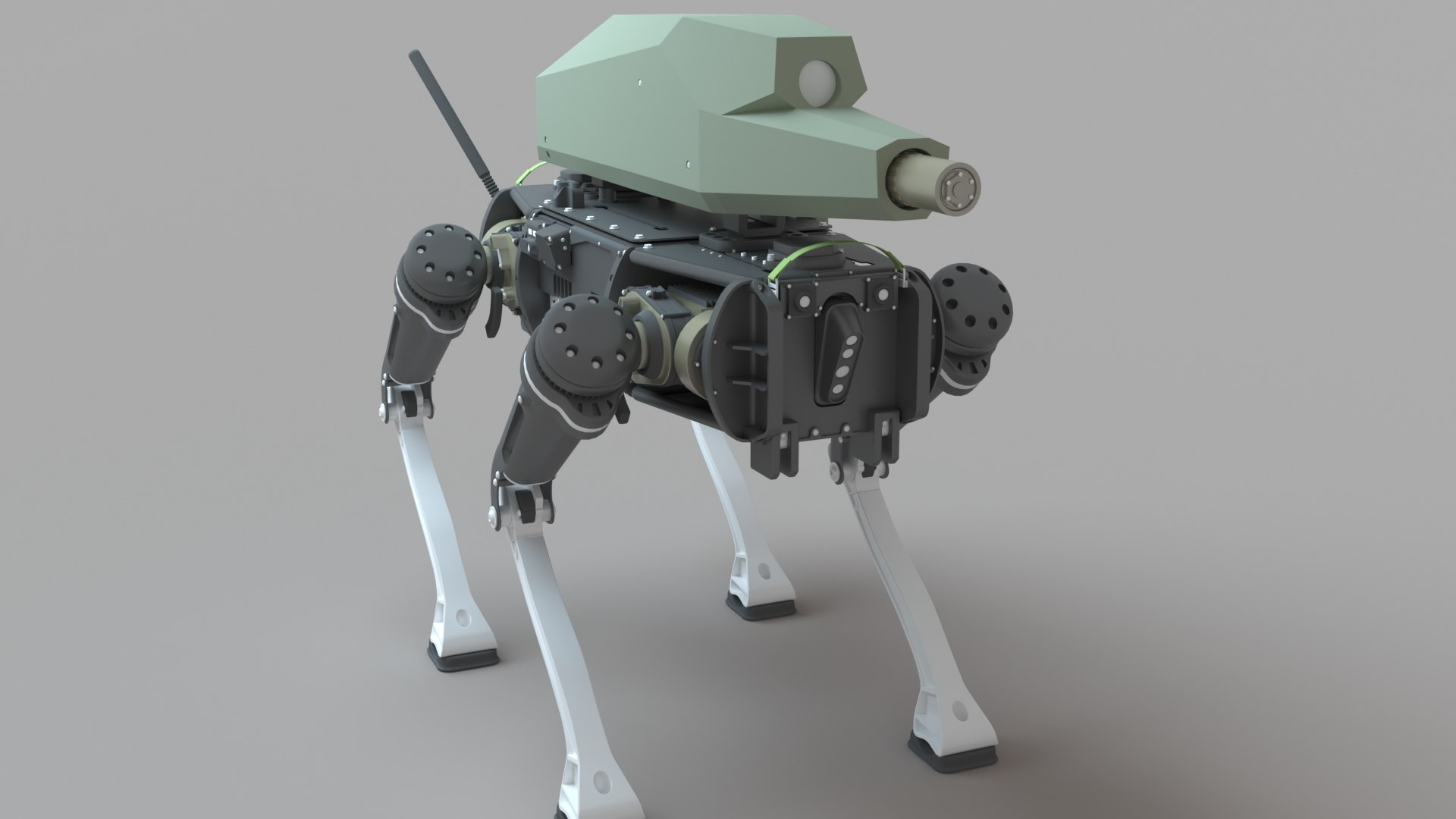 3D Military Combat Robot SPUR - TurboSquid 1804112