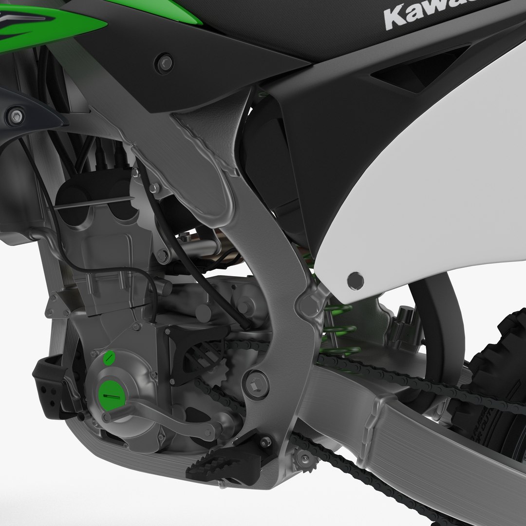 3d Model Of Kawasaki Kx250f 2015