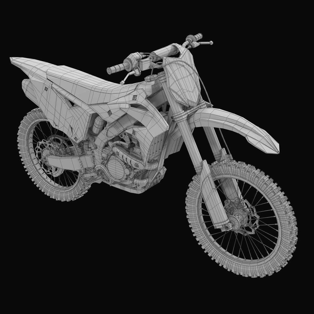 3d Model Of Kawasaki Kx250f 2015