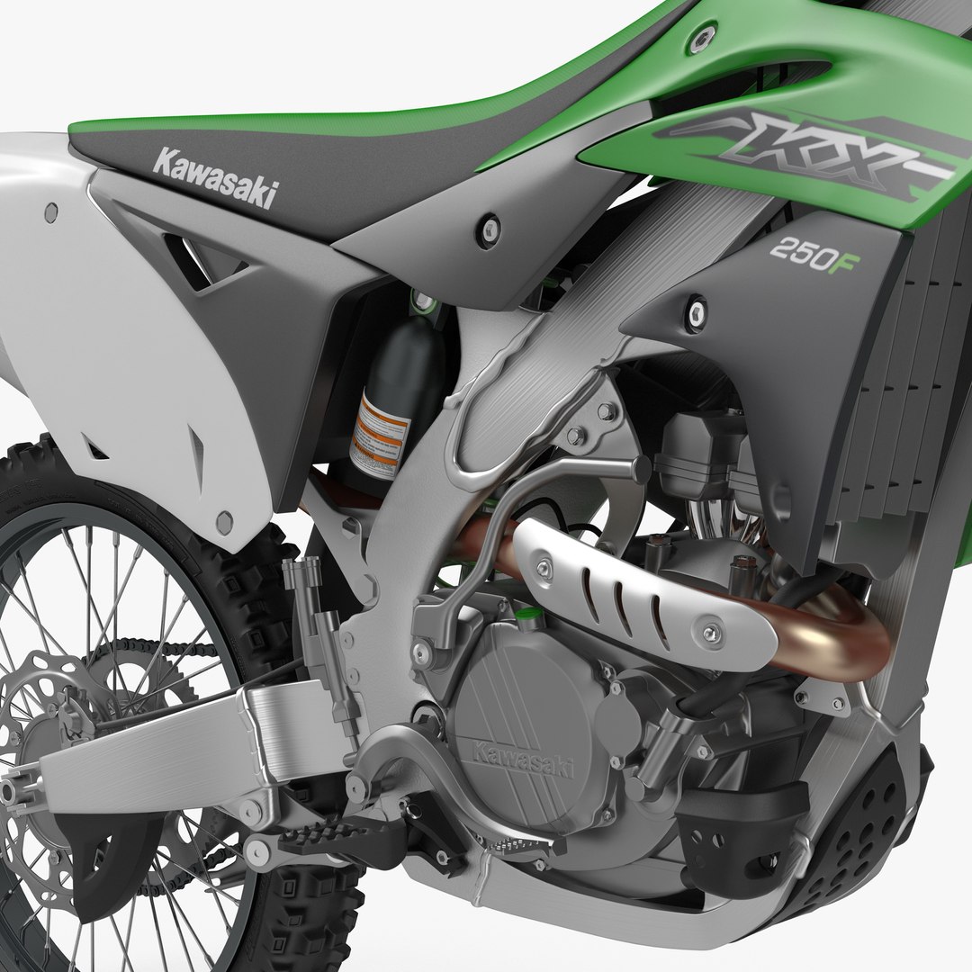 3d Model Of Kawasaki Kx250f 2015