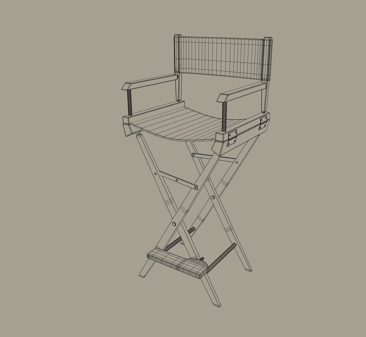 3D directors production chair - TurboSquid 1608951