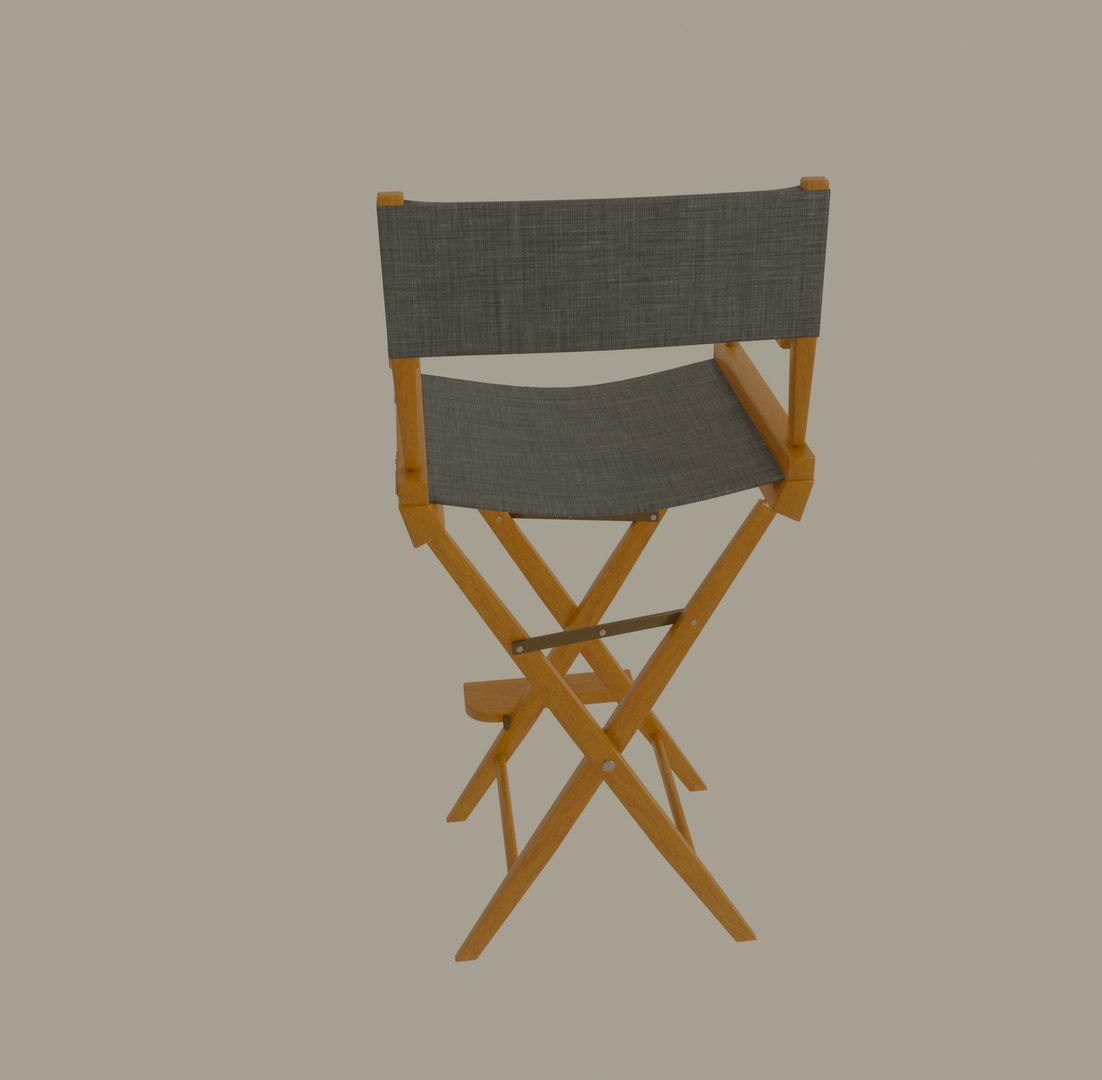 3D directors production chair - TurboSquid 1608951