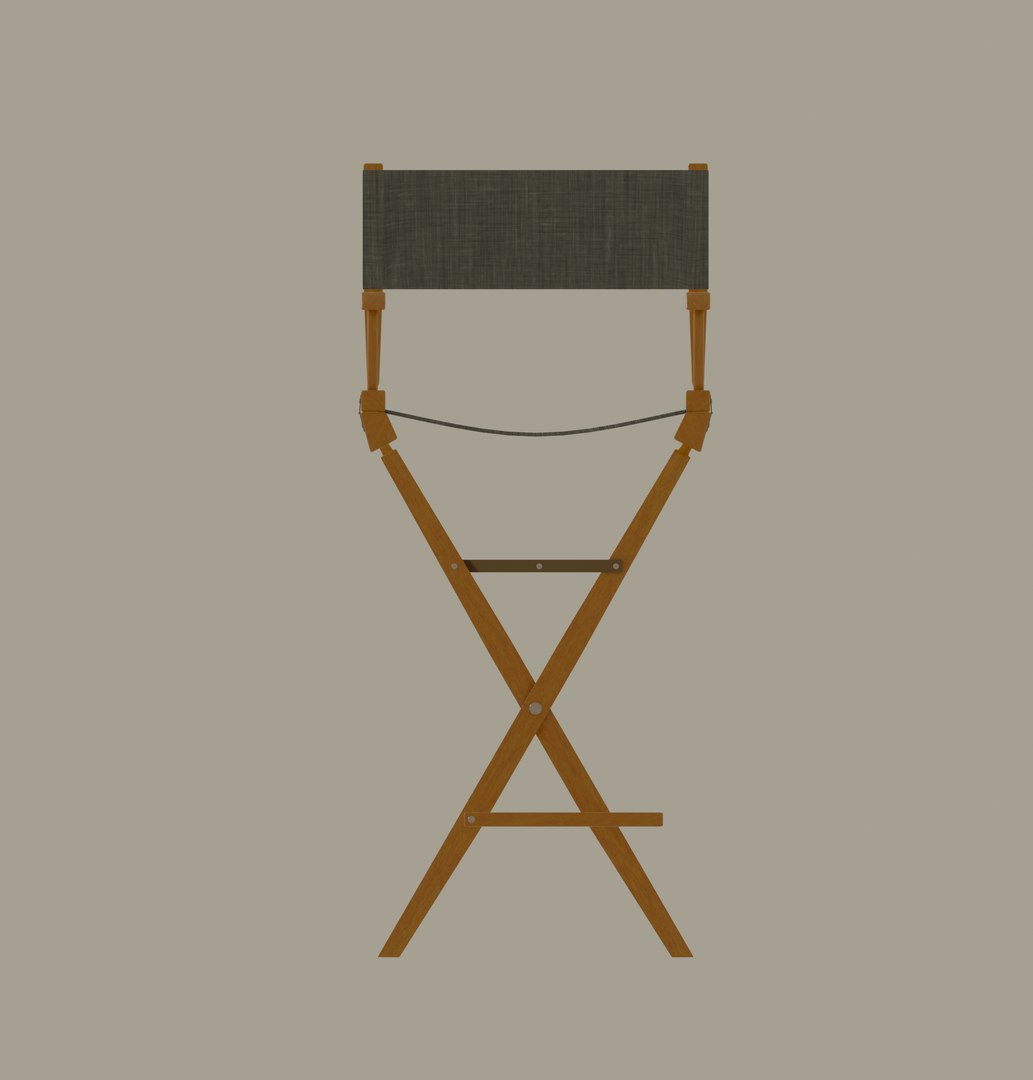 3D directors production chair - TurboSquid 1608951