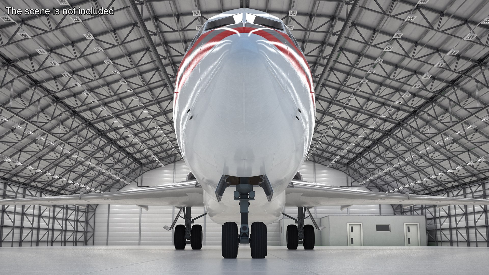 3D Charter Boeing 727-100 Kalitta Charters Rigged For Maya - TurboSquid ...