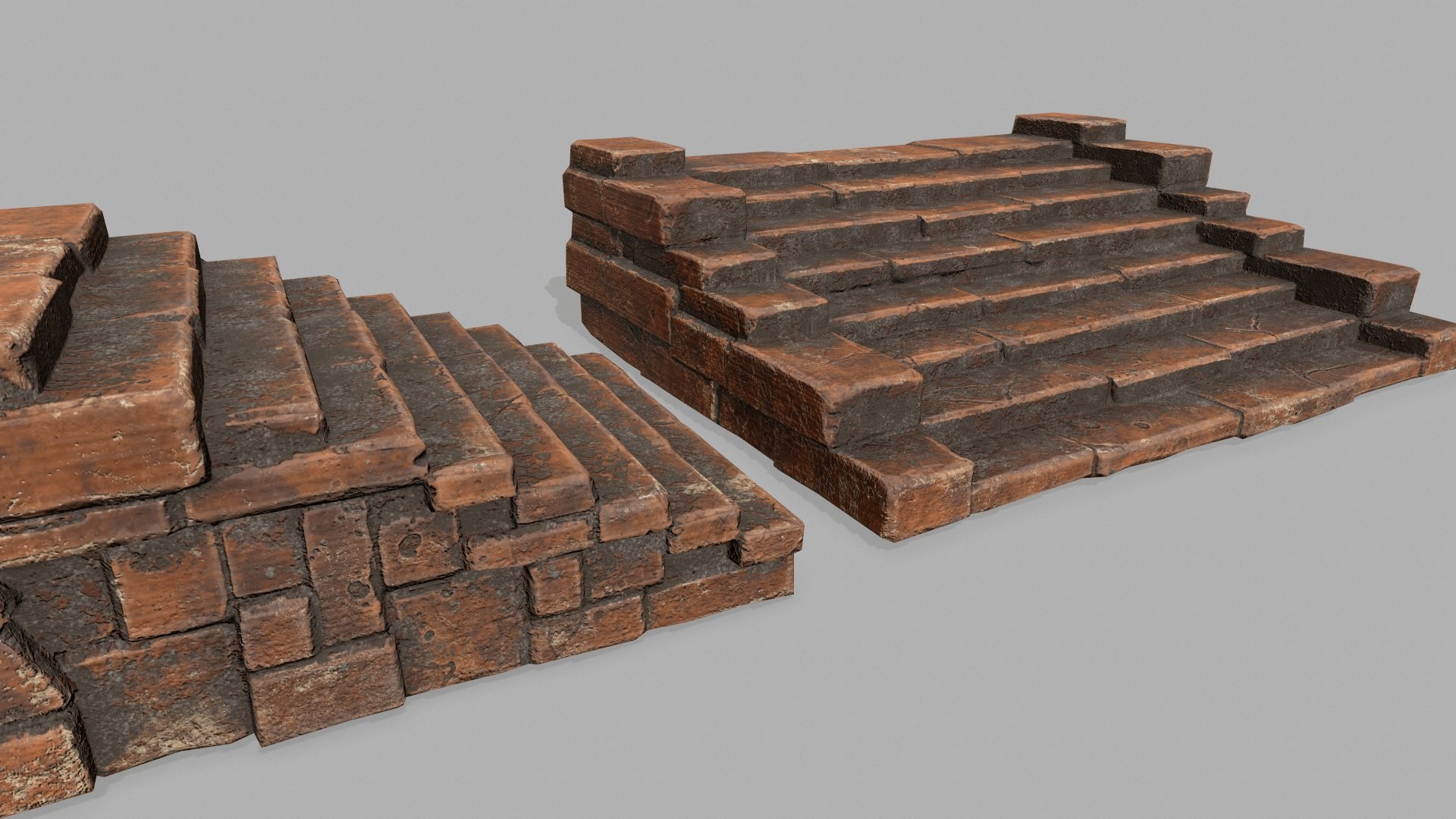 3D Column Stairs Stone - TurboSquid 1383861