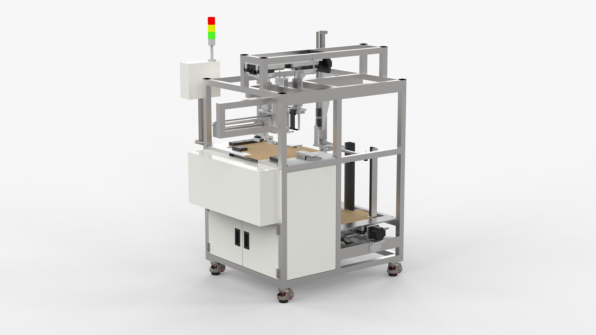 Automatic Small Carton Packaging Folding Machine 3D Model - TurboSquid ...
