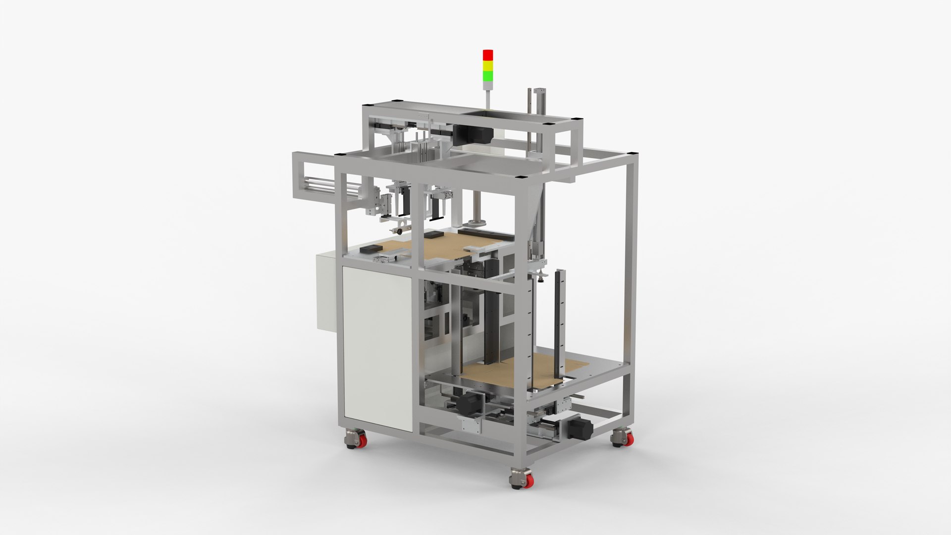 Automatic Small Carton Packaging Folding Machine 3D Model - TurboSquid ...