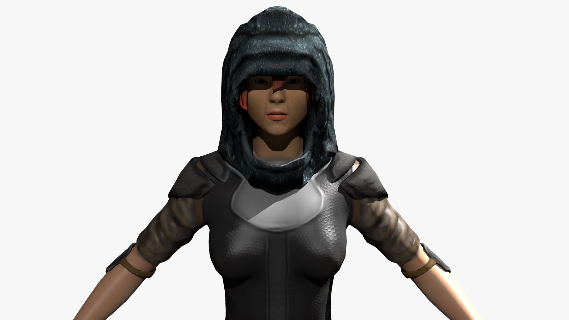 3D Model Sci-fi Female Thief - TurboSquid 1811831