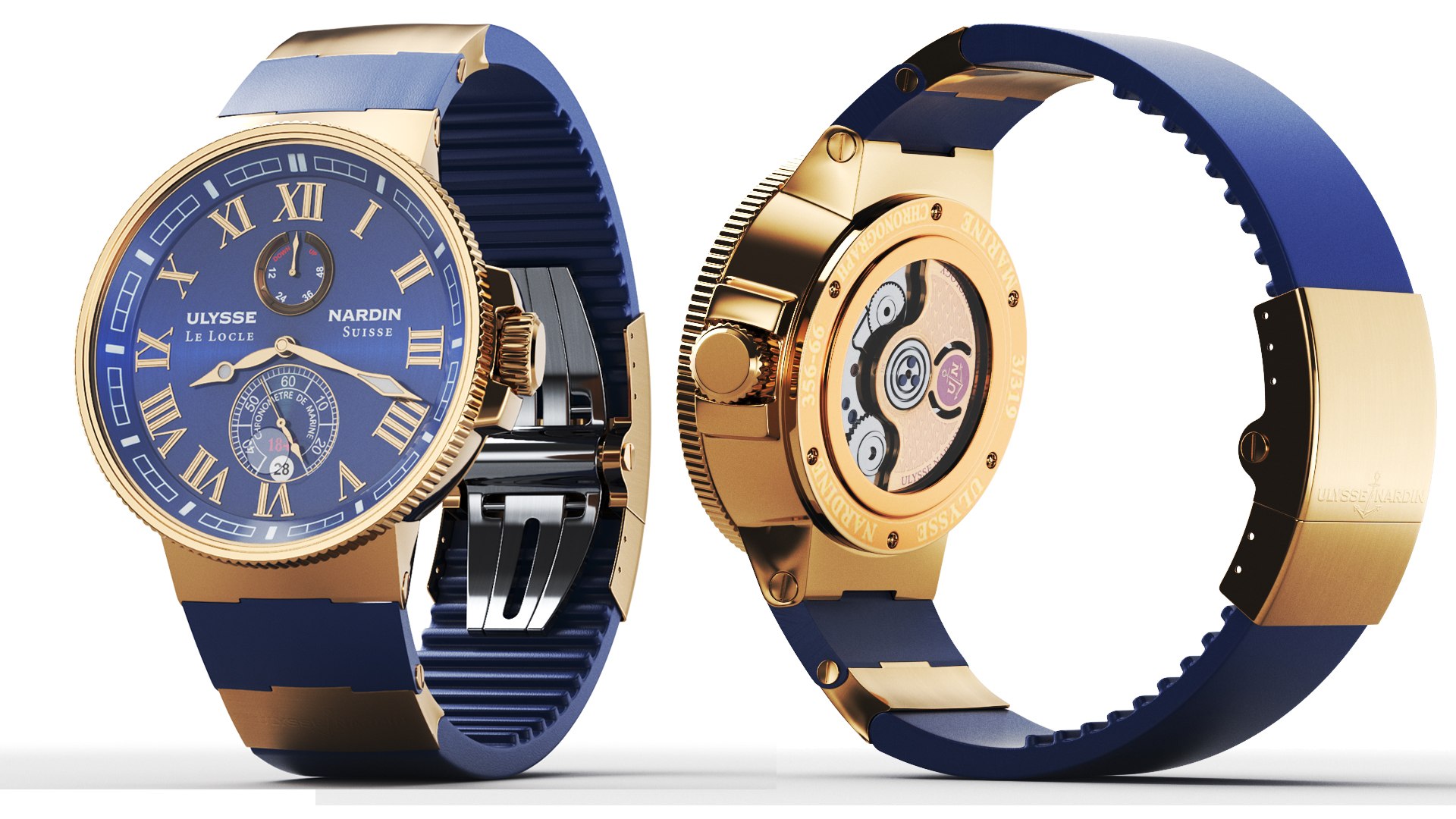 3D Three Detailed Watches - TurboSquid 2267107