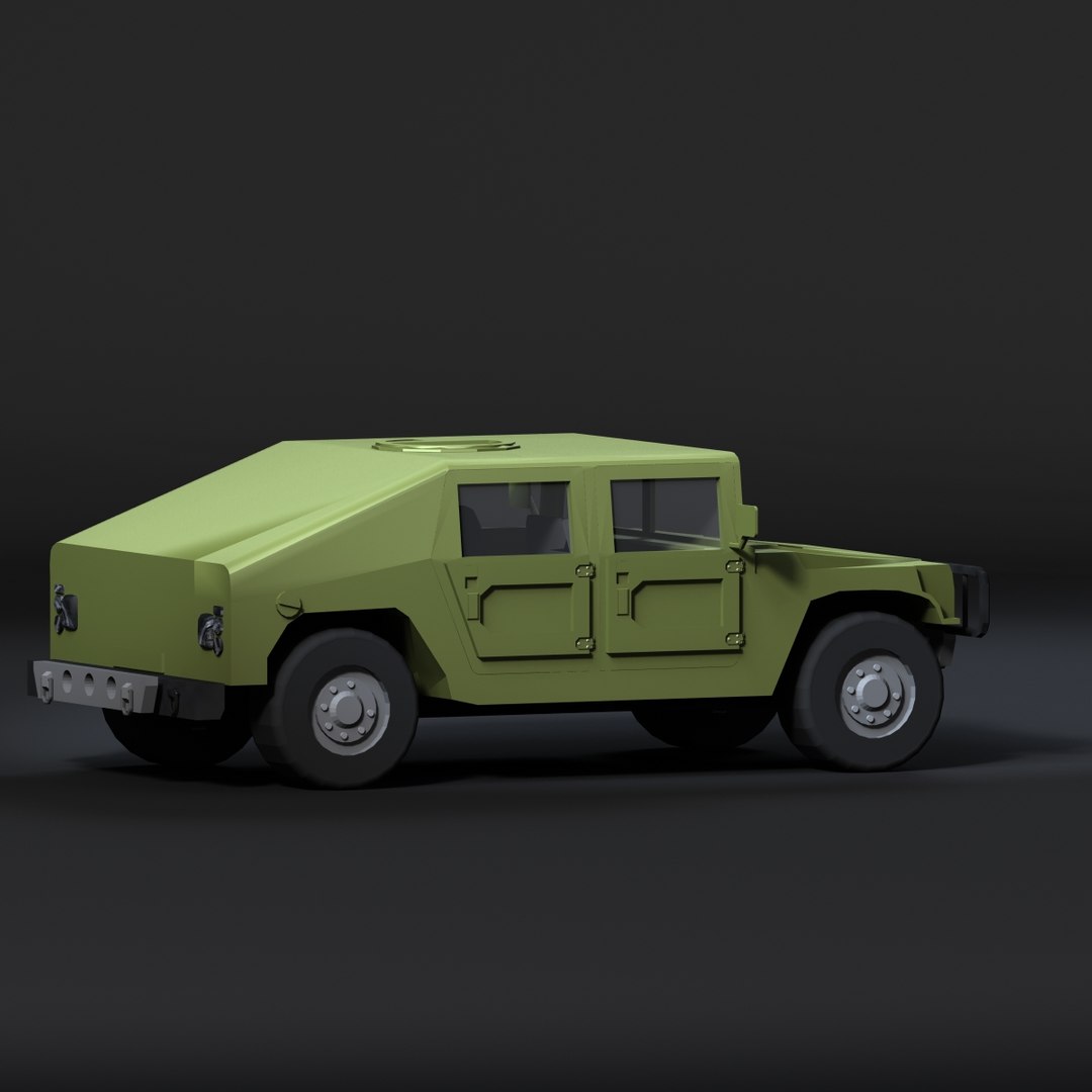 3D Humvee - TurboSquid 1585924