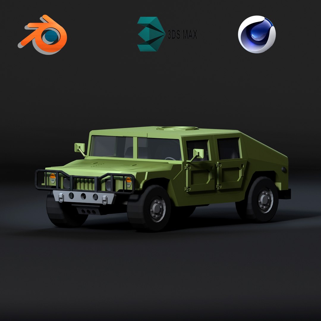 3D Humvee - TurboSquid 1585924
