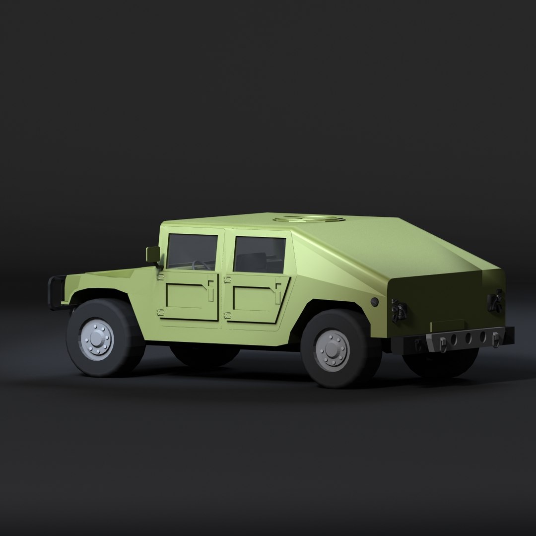 3D Humvee - TurboSquid 1585924