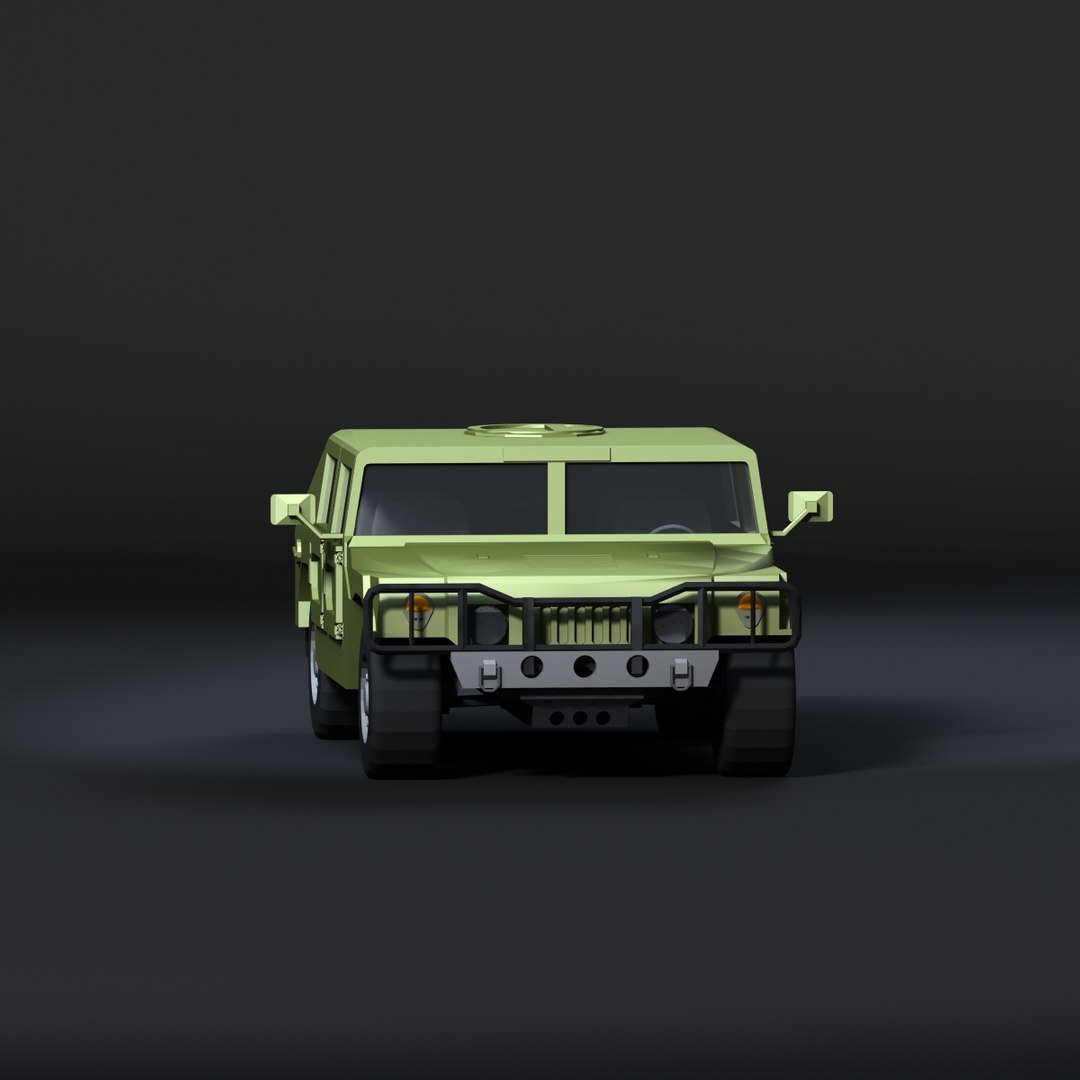 3D Humvee - TurboSquid 1585924
