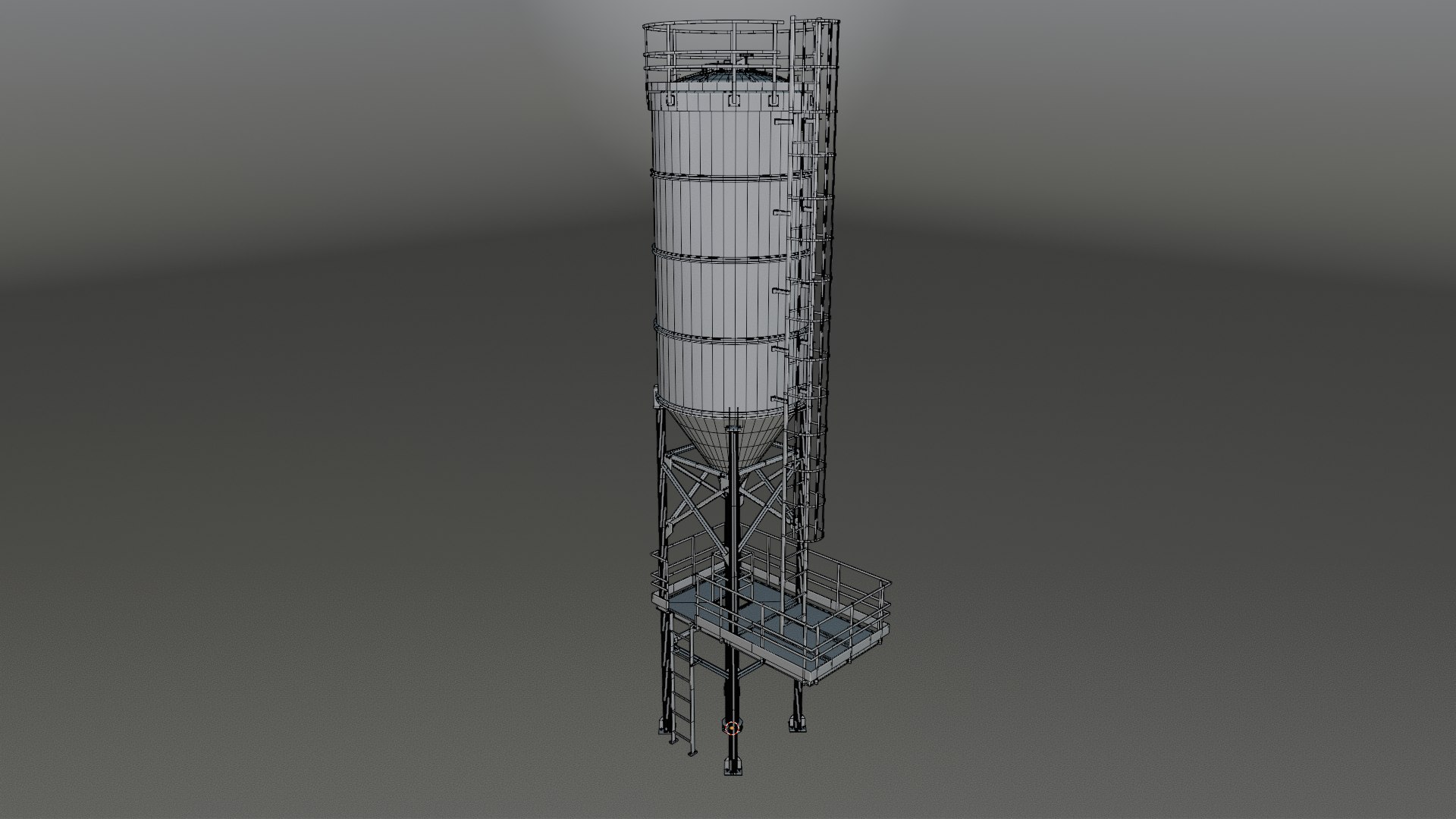 Storage Silo 3D Model - TurboSquid 2461164