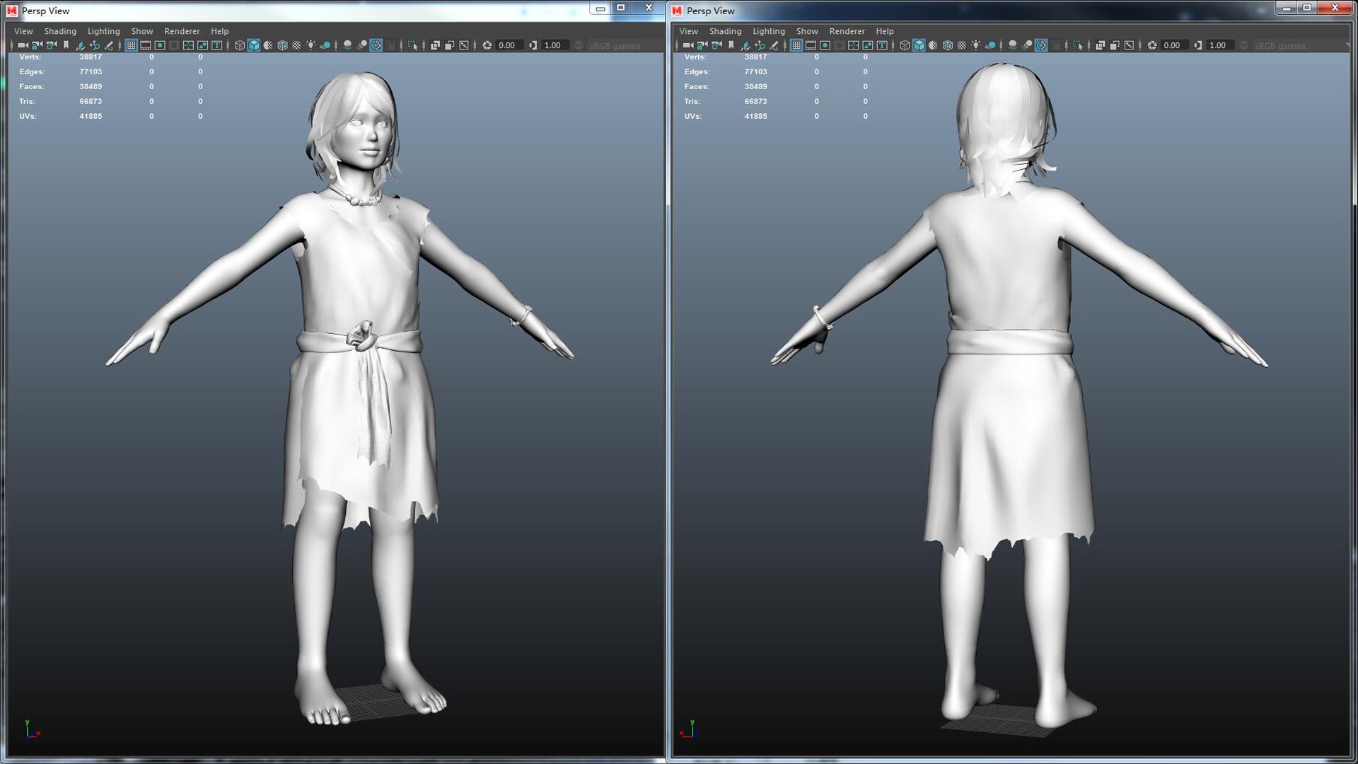 Primitive Woman 3D Model - TurboSquid 2056060