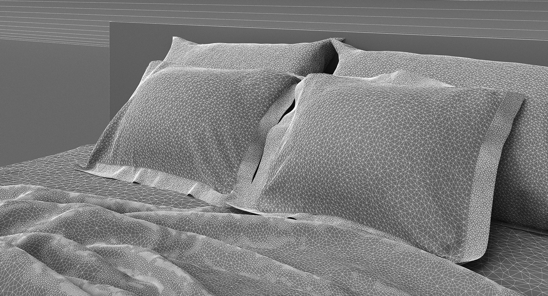 Realistic Bed 3d Max