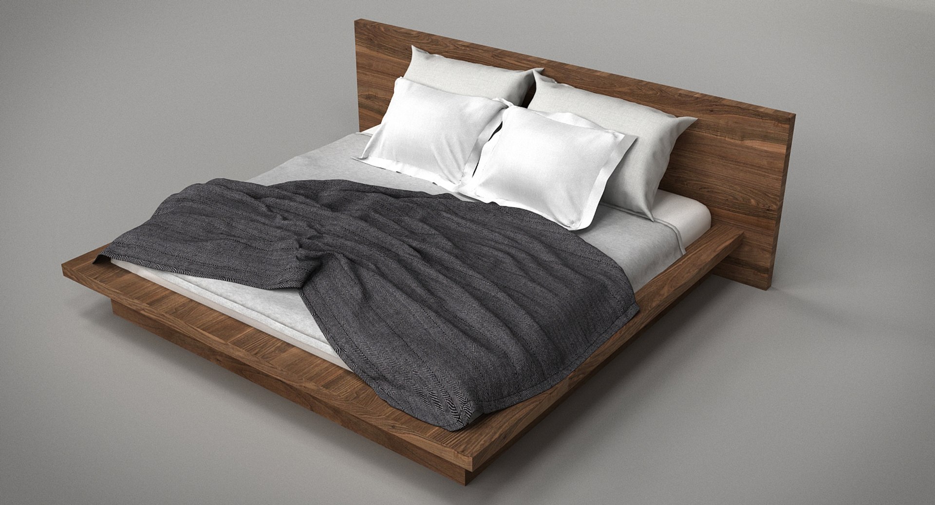 Realistic Bed 3d Max
