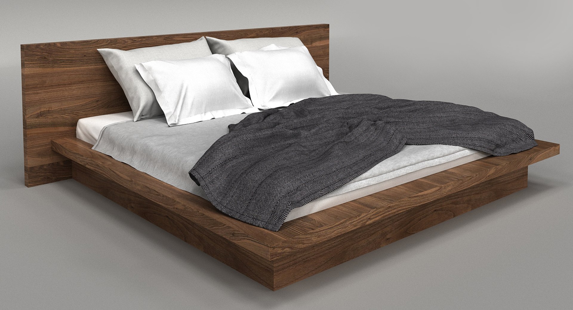 Realistic Bed 3d Max