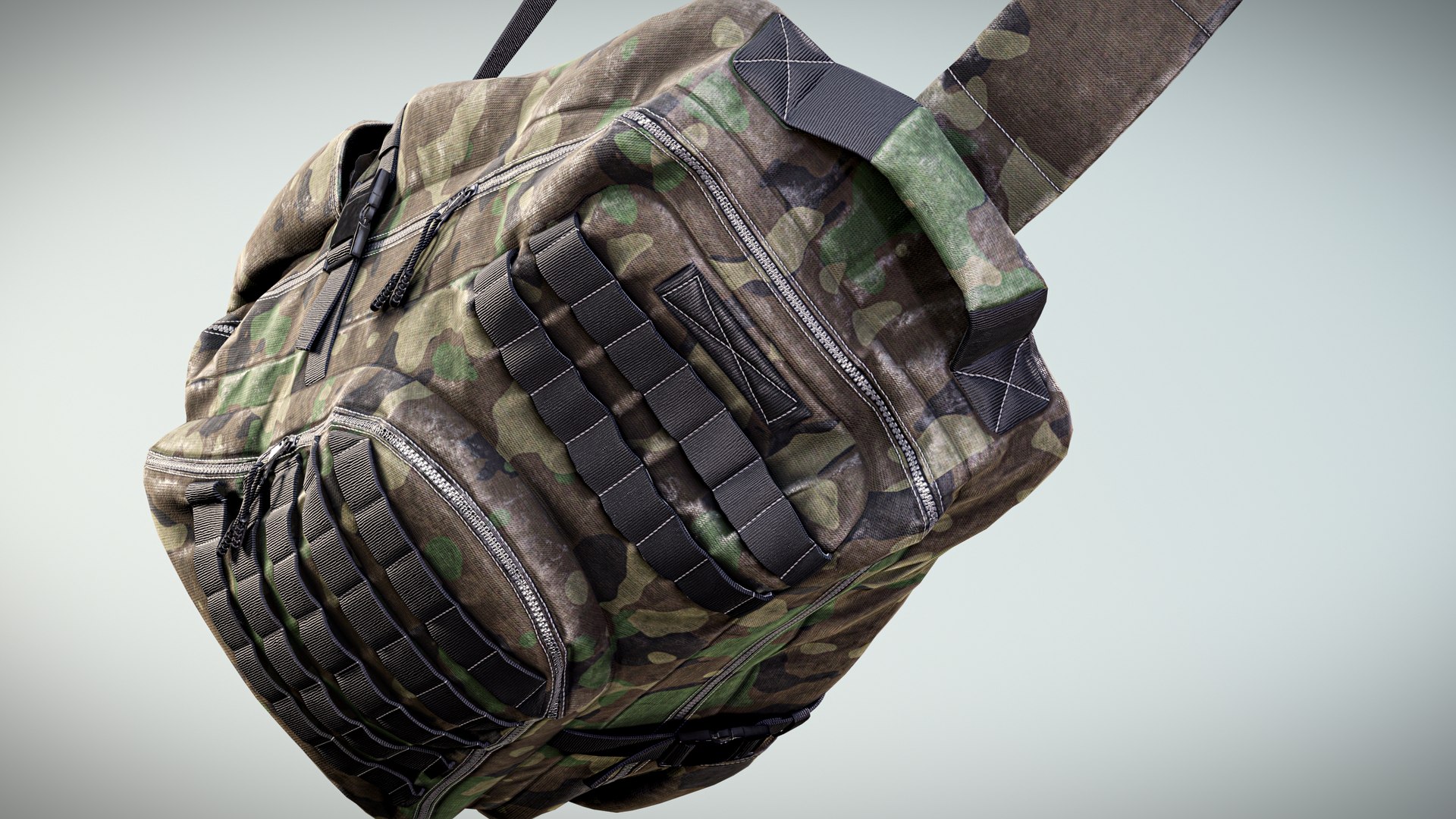 3D Backpack Game-Ready Model - TurboSquid 2186100