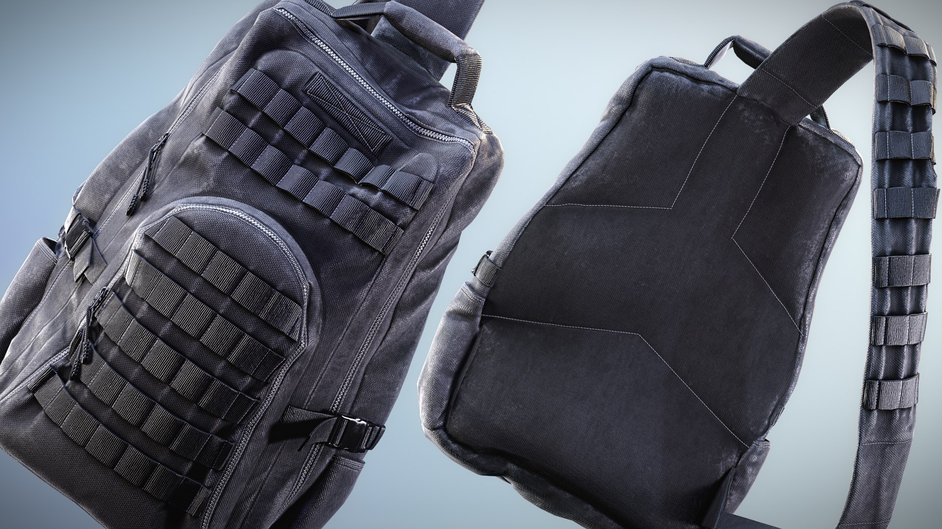 3D Backpack Game-Ready Model - TurboSquid 2186100