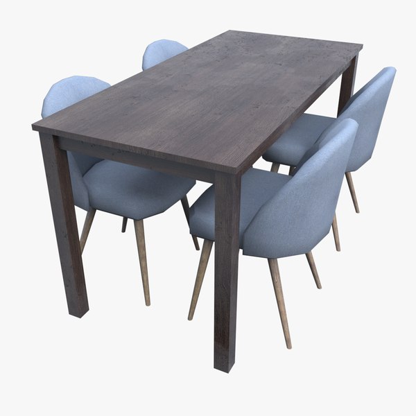Dining Table 3D Models for Download | TurboSquid