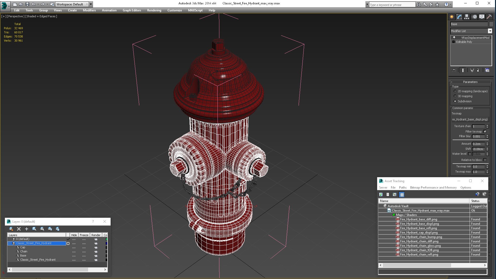 Classic Street Fire Hydrant 3D - TurboSquid 2228882