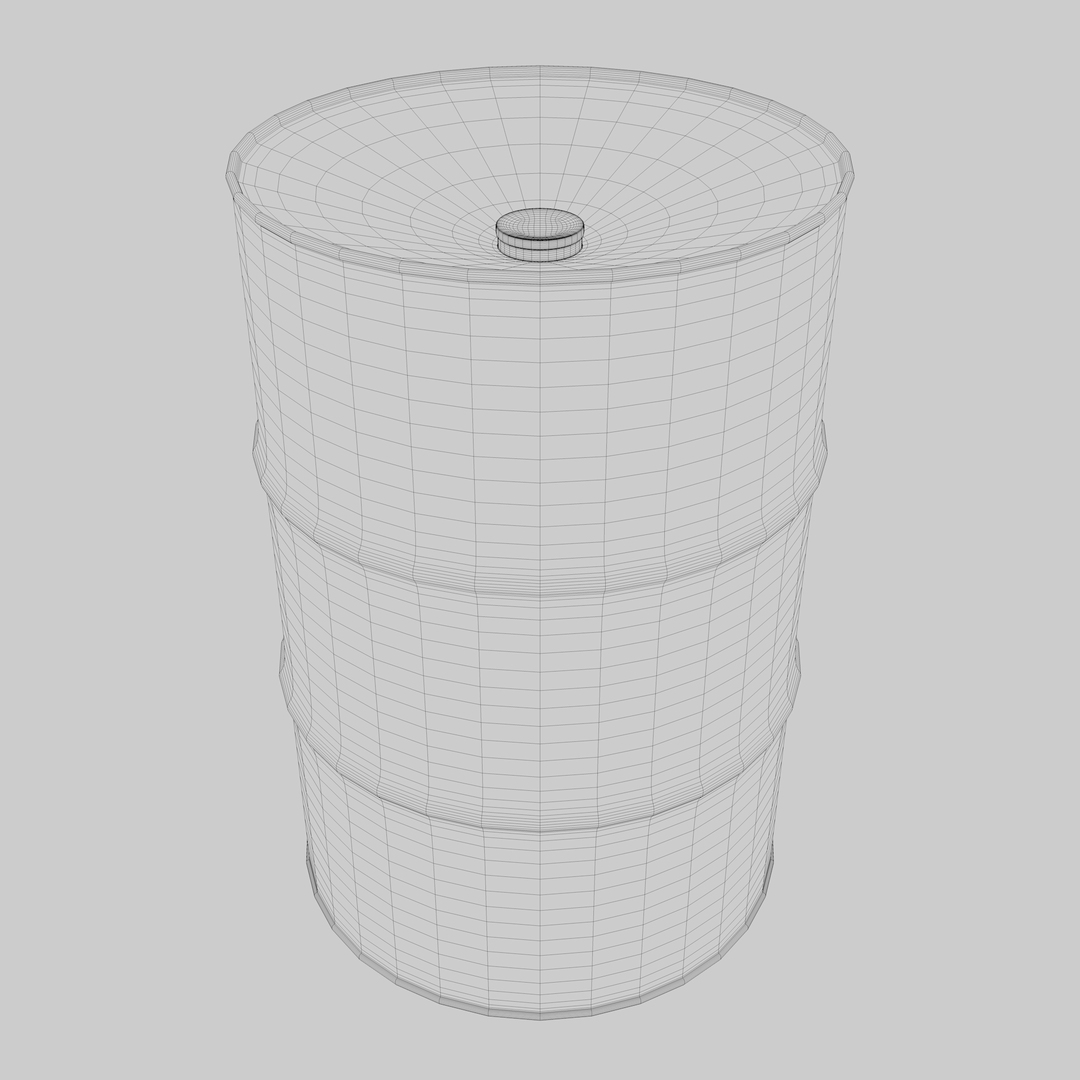 3D Model Red Barrel - TurboSquid 1547559