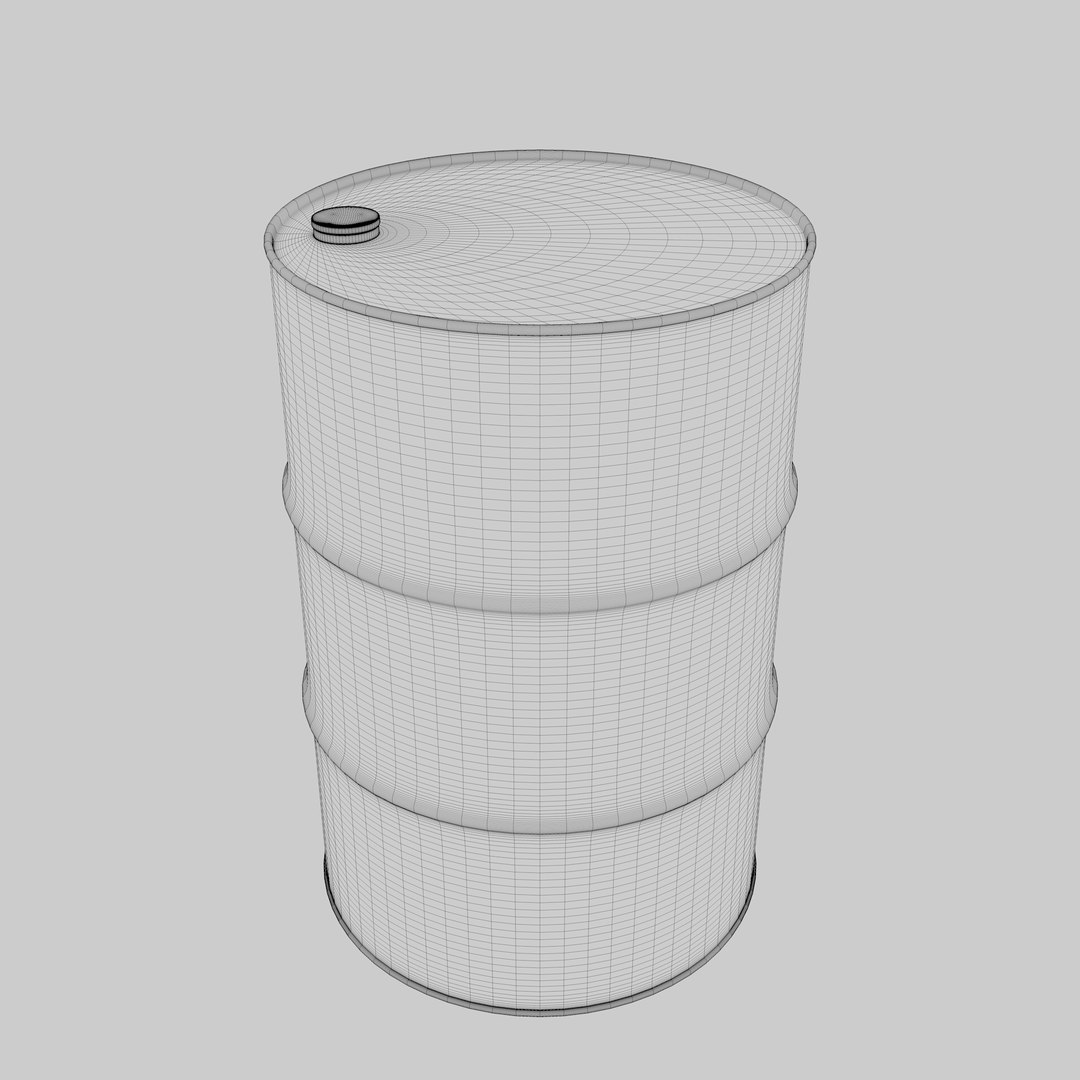 3D Model Red Barrel - TurboSquid 1547559