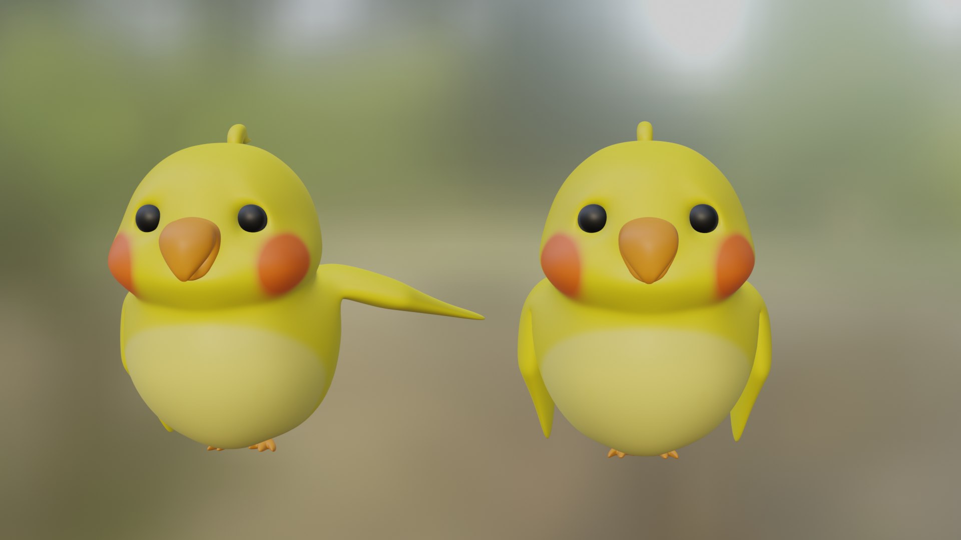 Cute Bird Chick 3D Model - TurboSquid 1966055