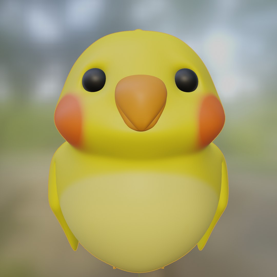 Cute Bird Chick 3D Model - TurboSquid 1966055