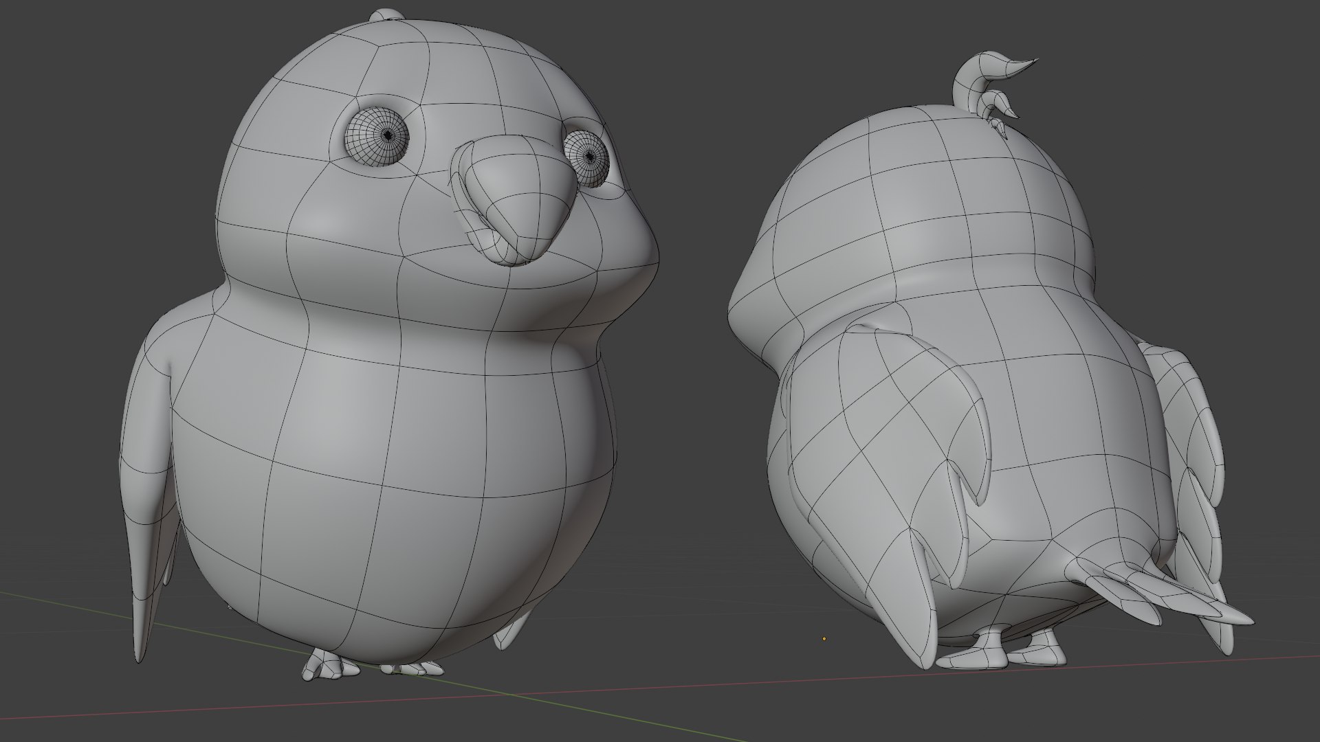 Cute Bird Chick 3D Model - TurboSquid 1966055