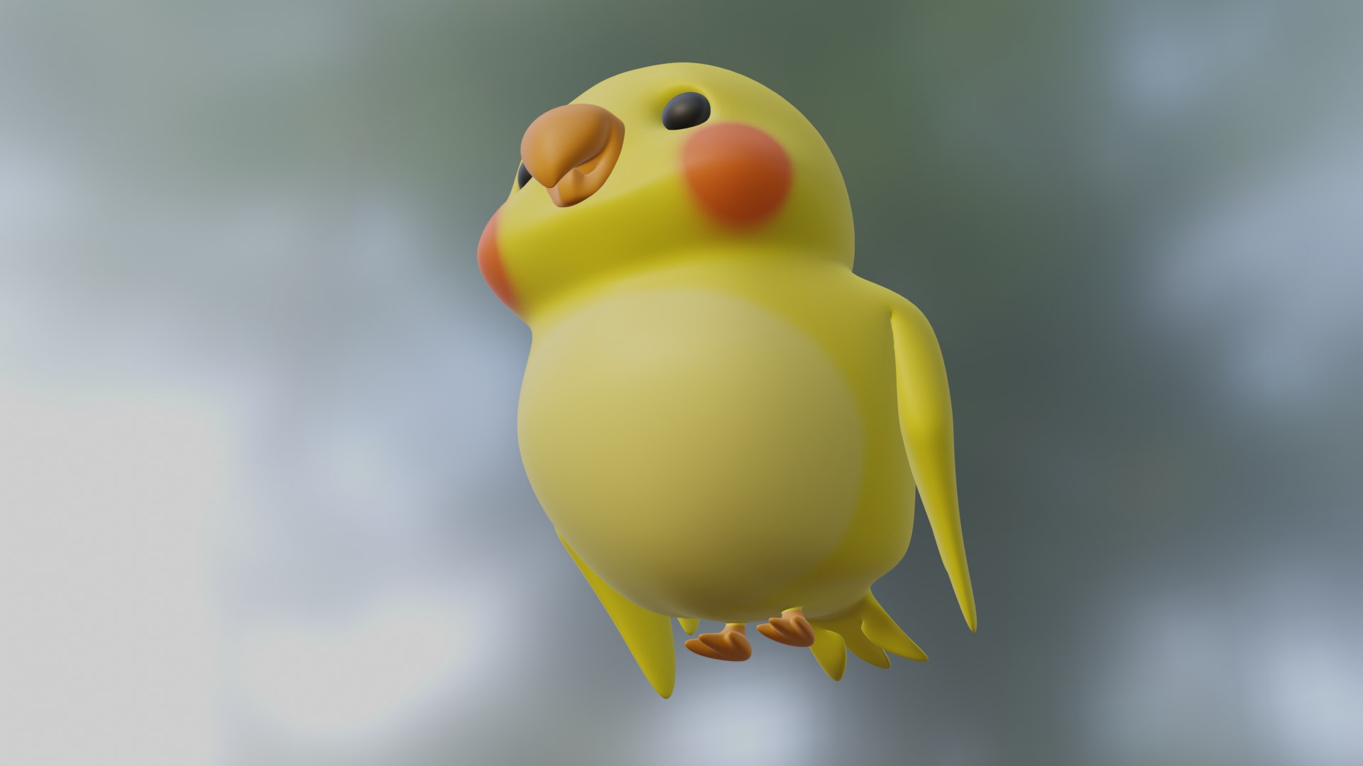 Cute Bird Chick 3D Model - TurboSquid 1966055