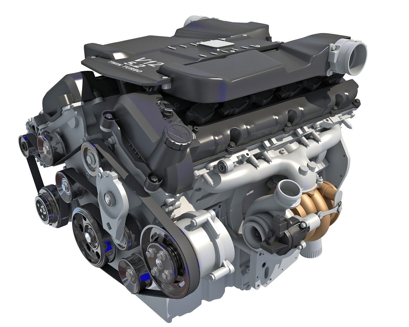 V12 Engine 3D Model - TurboSquid 1373995