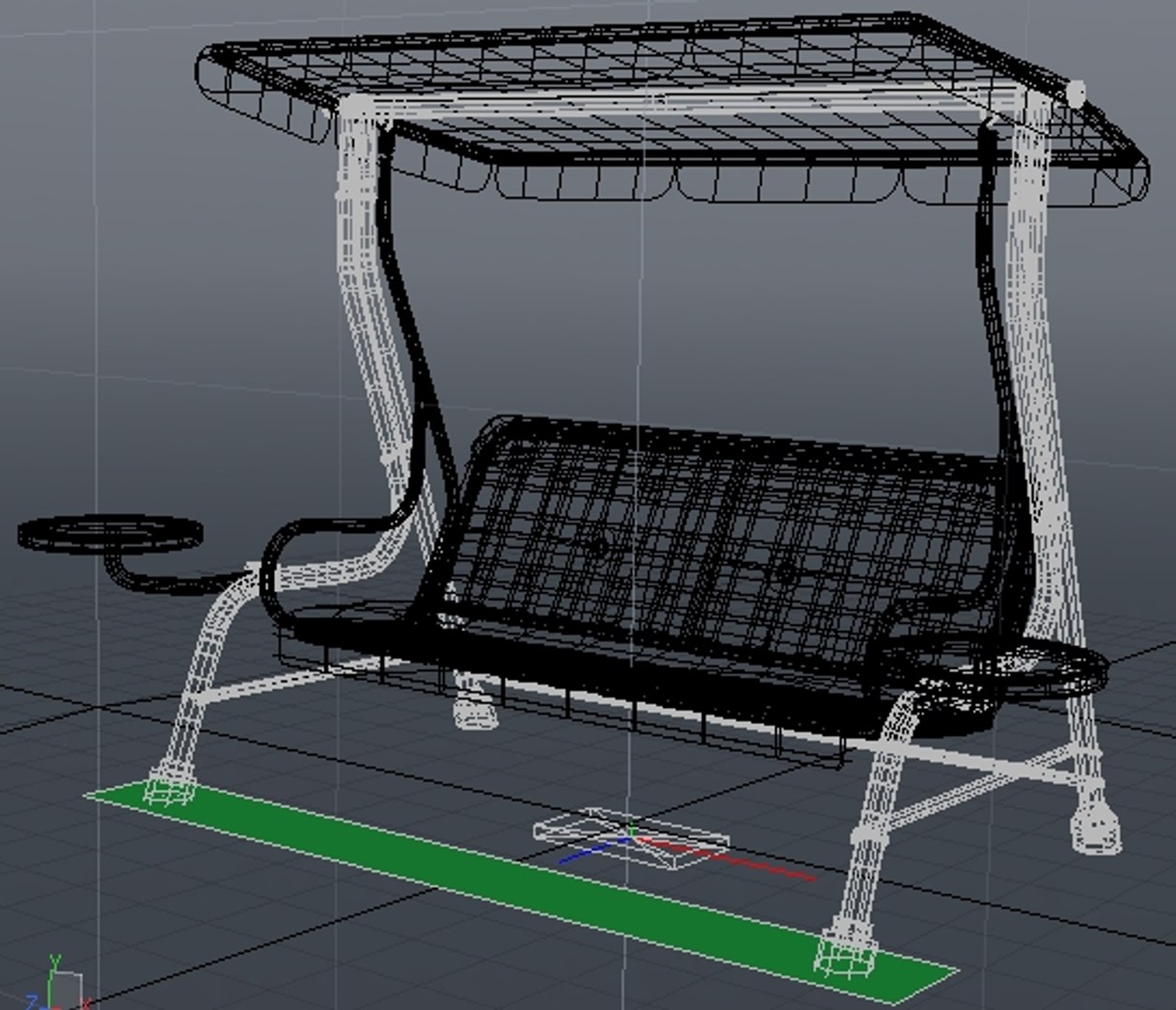 Patio Swing 3d Model
