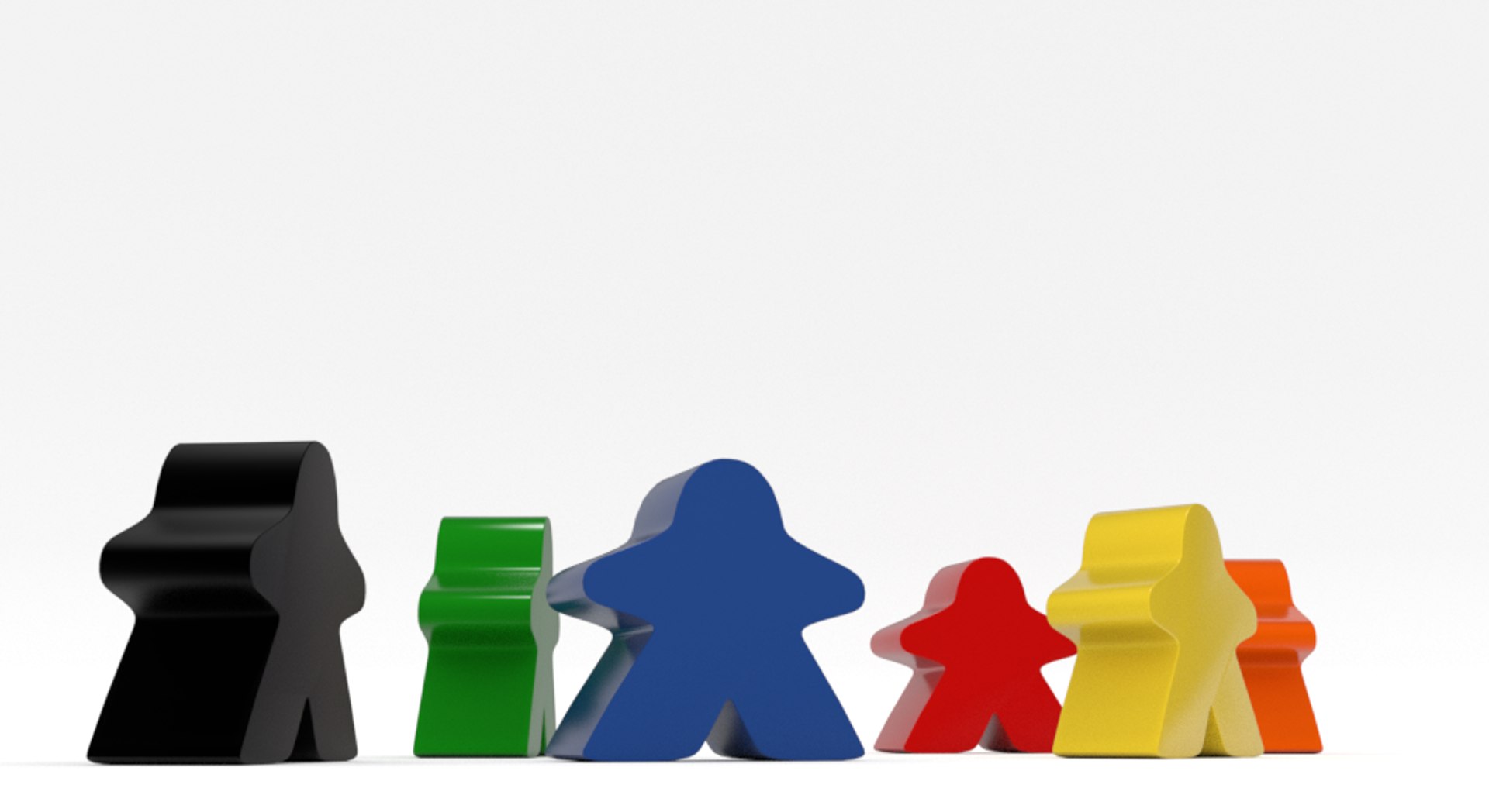 Board Meeple 3D Model | 1146320 | TurboSquid