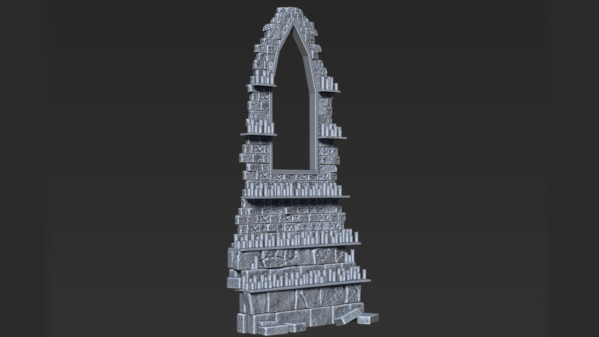 3D Stone Window - TurboSquid 2212898