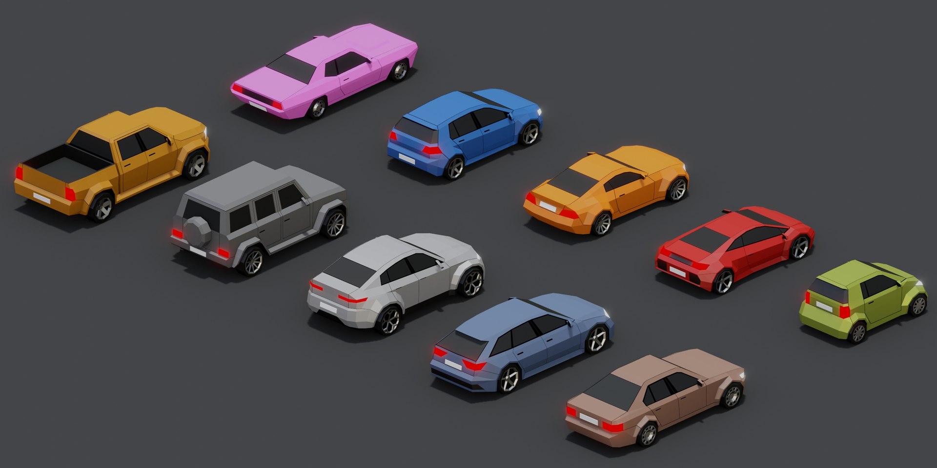 3D Stylized Lowpoly Cars Model - TurboSquid 2080380