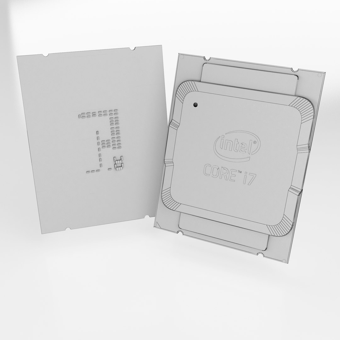 3d I7 Processor Model