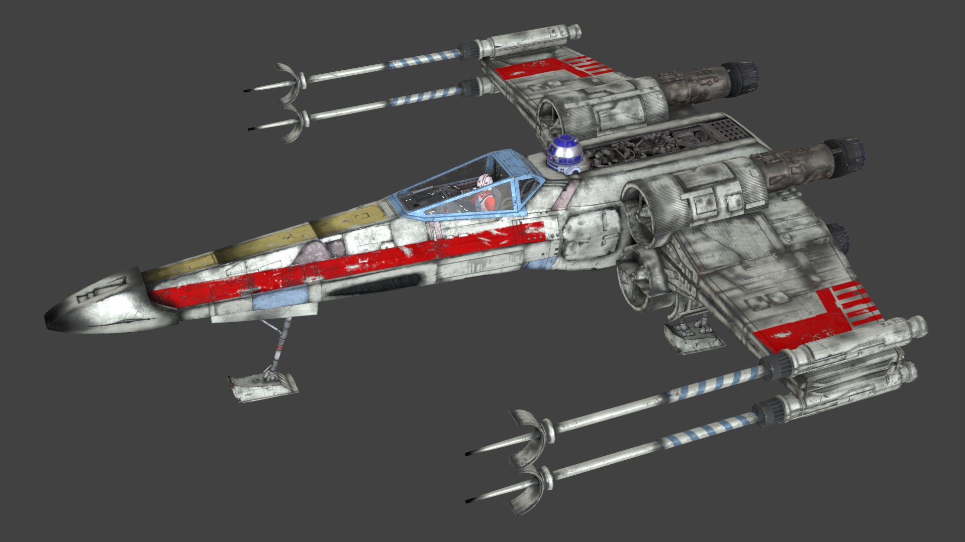 3D model star wars x-wing - TurboSquid 1965719