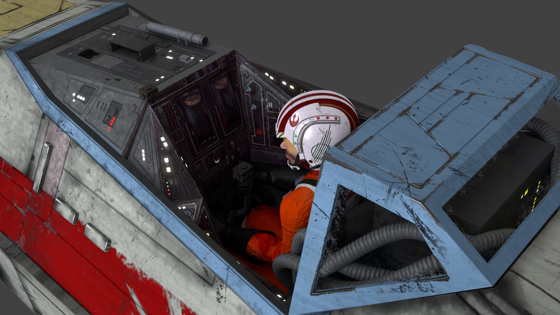 3D model star wars x-wing - TurboSquid 1965719