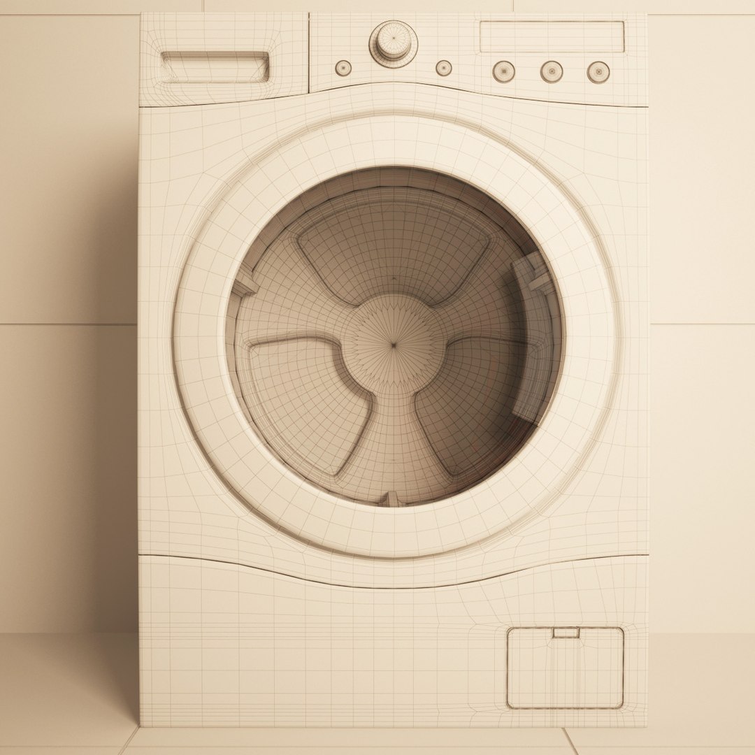 3D Washing Machine - TurboSquid 1166401