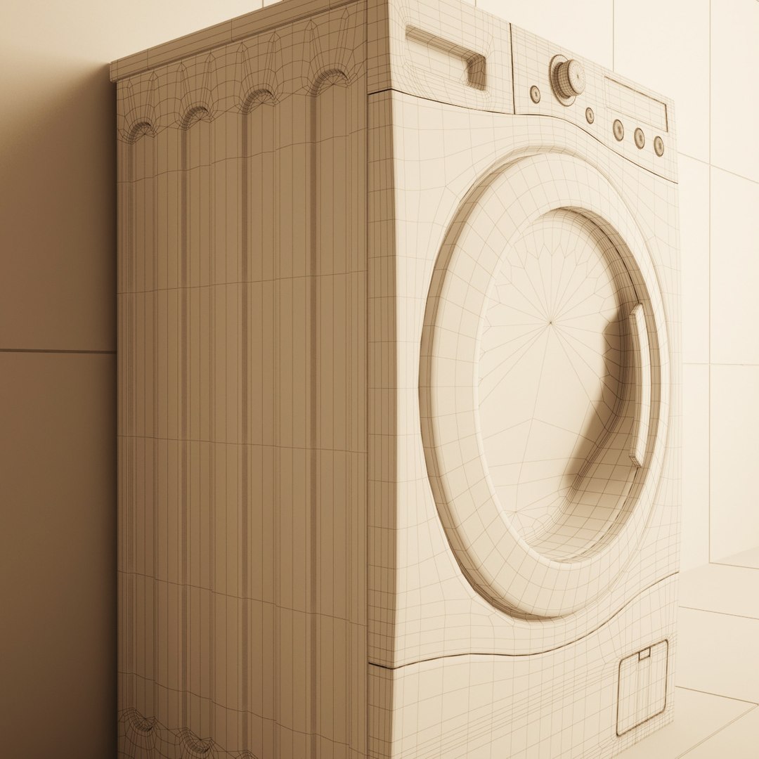 3D Washing Machine - TurboSquid 1166401