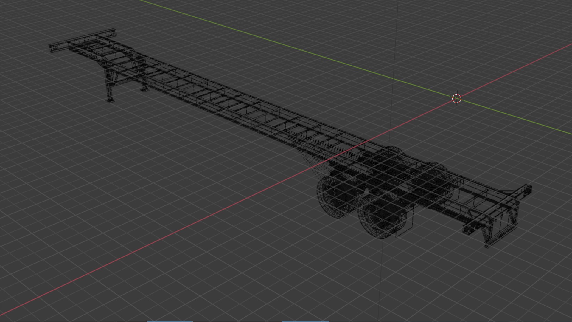 Shipping Container Trailer For 53 Foot Containers 3D Model - TurboSquid ...