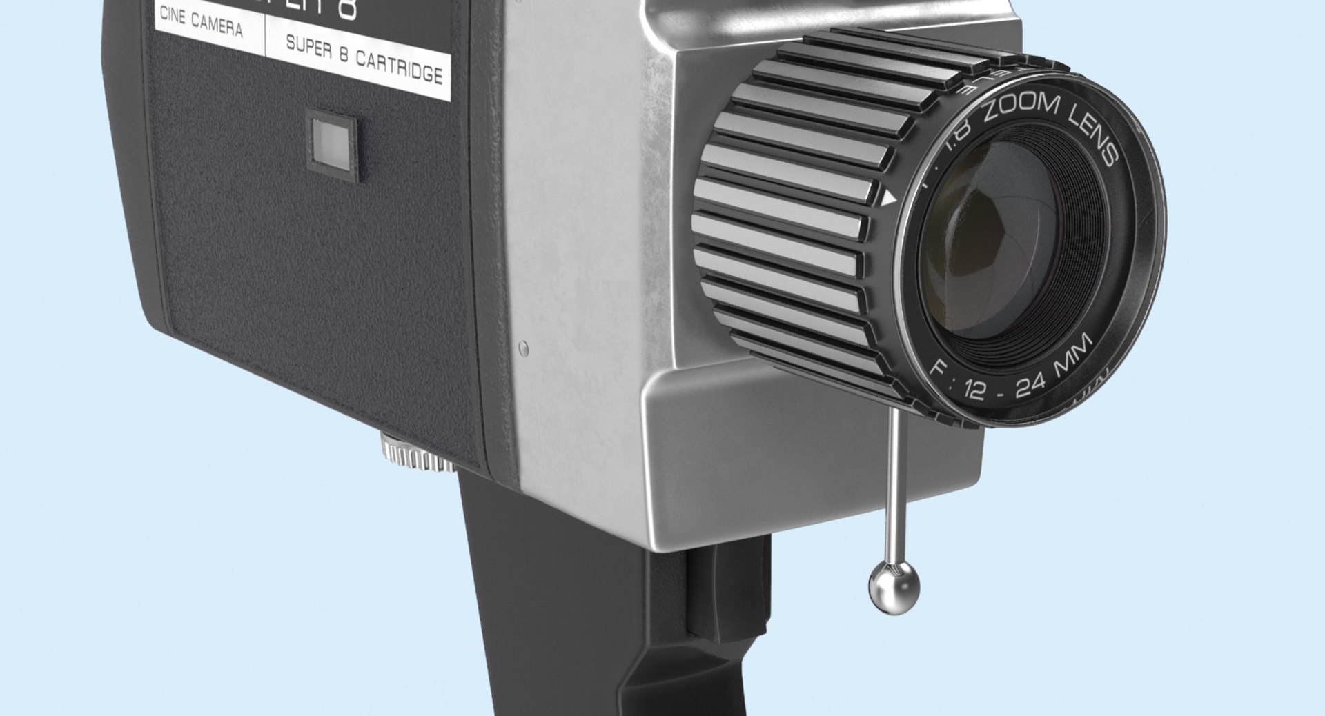 8mm Camera 3d Model