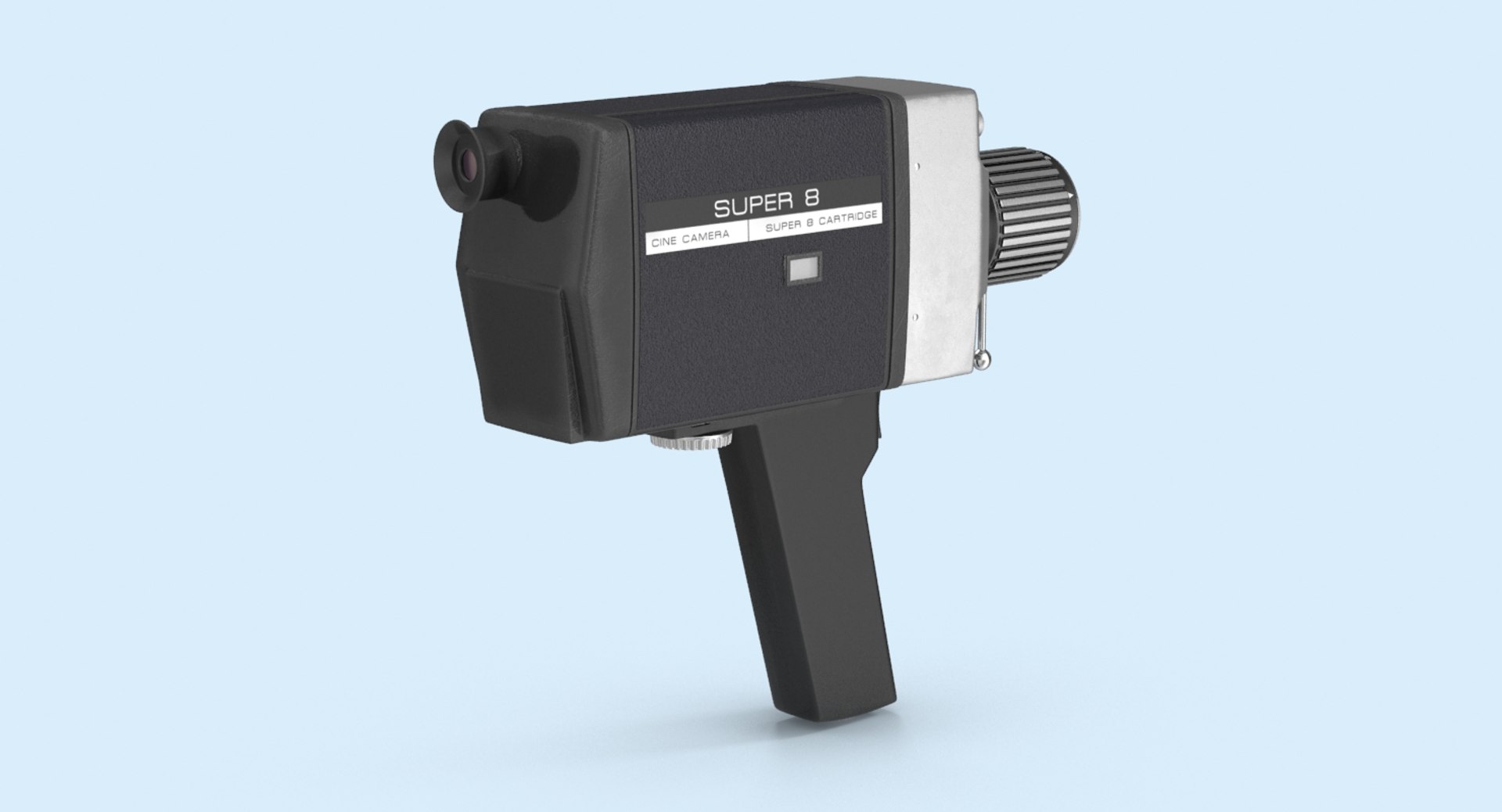 8mm Camera 3d Model