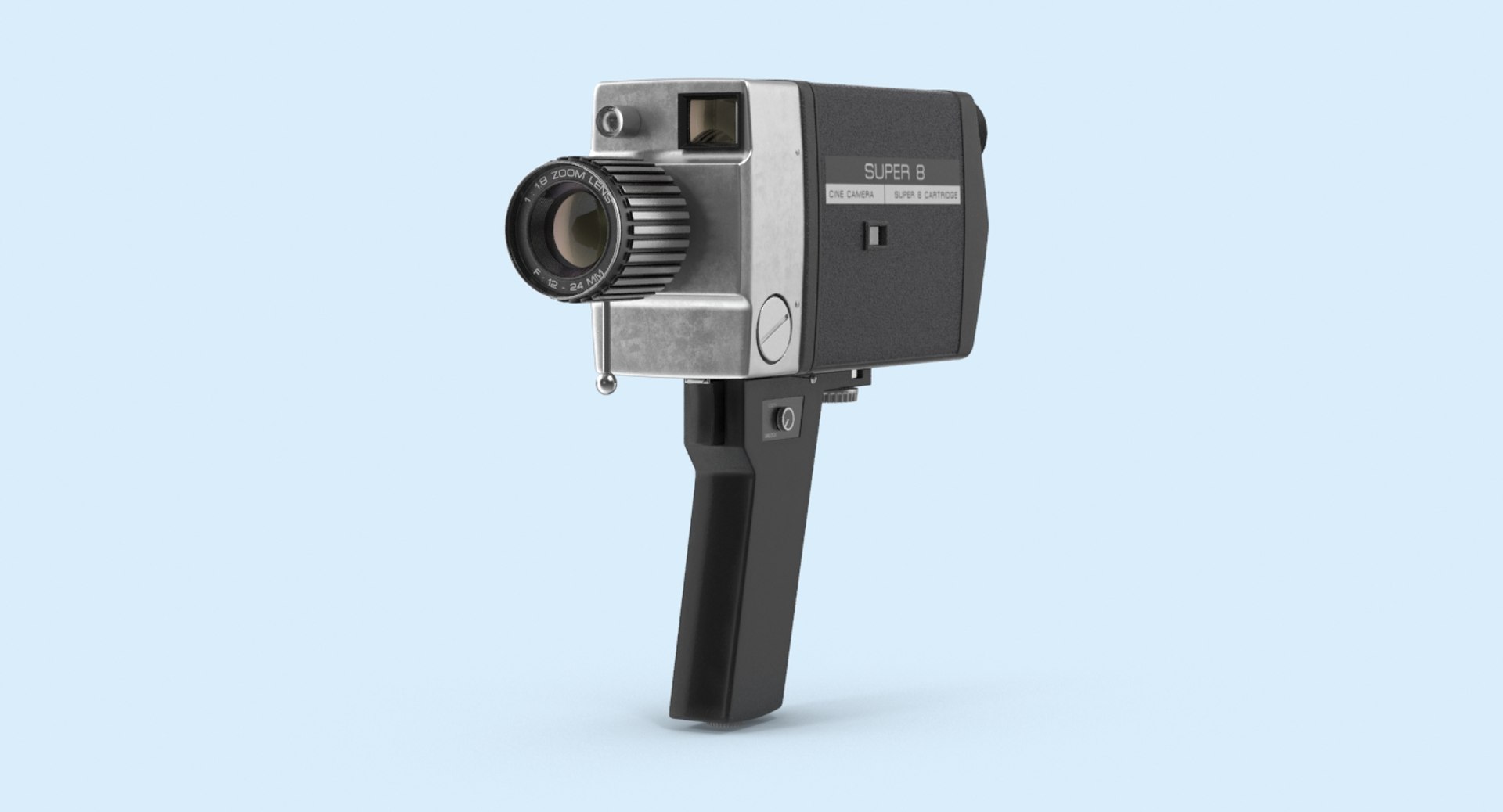 8mm Camera 3d Model