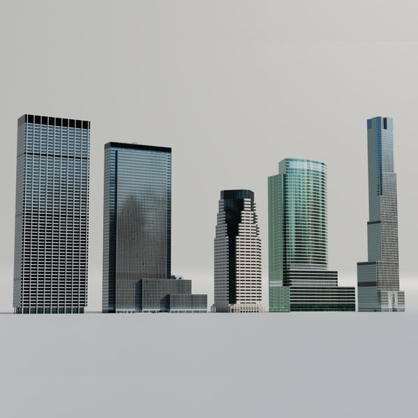 3D Tall Skyscrapers New York City v2 - TurboSquid 1842068
