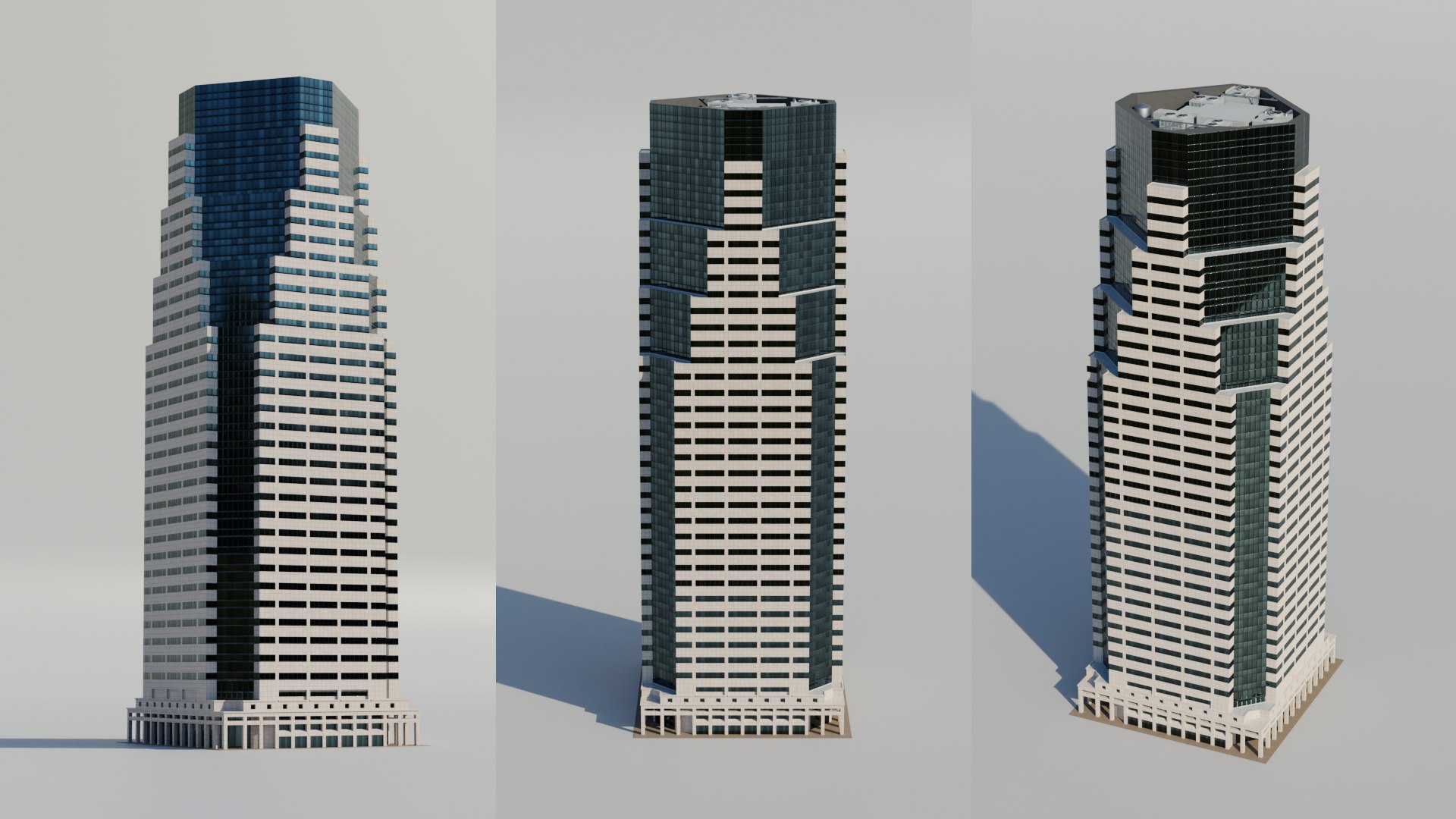 3D Tall Skyscrapers New York City V2 - TurboSquid 1842068