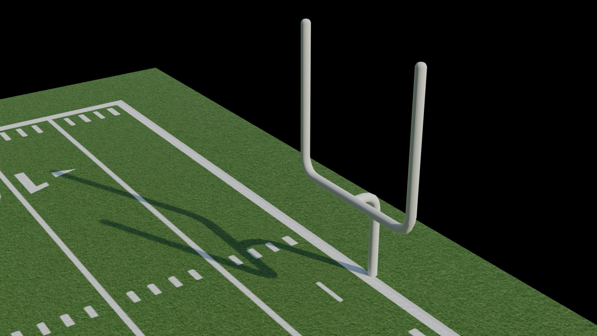 Football Field 3D Model - TurboSquid 1771150