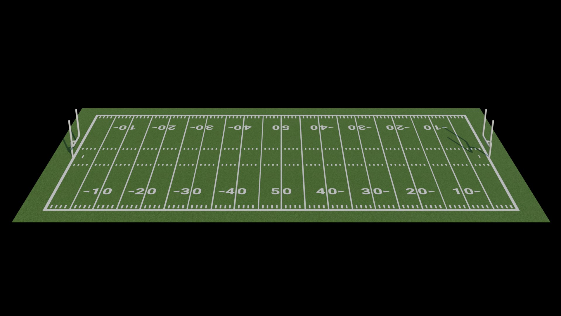 Football Field 3D Model - TurboSquid 1771150